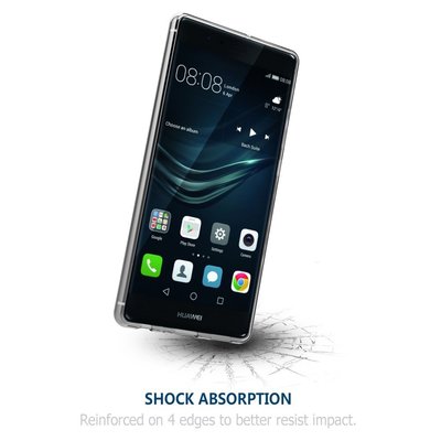 Soft TPU Clear Case Transparent Slim Fit Protector Cell Phone Case For Huawei P9 Plus