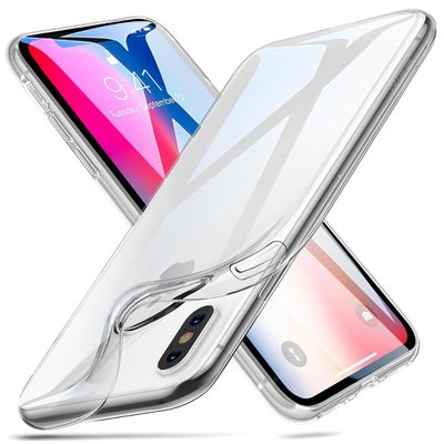 For Iphone X 0.3 mm Slim Phone Case Transparent Silicon Soft TPU Clear Back Cover