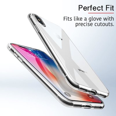 For Iphone X 0.3 mm Slim Phone Case Transparent Silicon Soft TPU Clear Back Cover