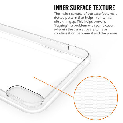For Iphone X 0.3 mm Slim Phone Case Transparent Silicon Soft TPU Clear Back Cover