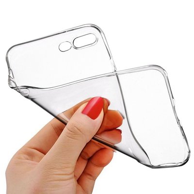 Super thin Transparent Silicon Soft TPU Clear Phone Back Case Cover For Iphone 8 Plus case