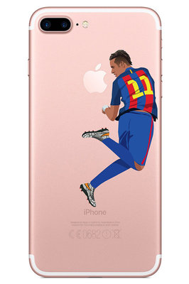Custom made soft TPU transparent clear football team basketball soccer phone case for iphone 8