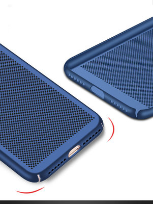 Breathable Heat dissipation hard pc mesh net mobile phone case for iphone X back cover
