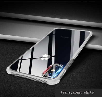 Hybrid TPE Bumper 2 In 1 Shockproof Clear TPU Back Cover Phone Case For Apple Iphone X