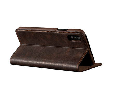 Retro Leather Flip Cover For iphone X Protective Wallet Phone Case Cover