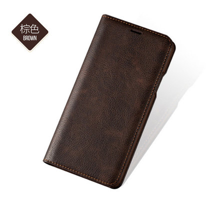 Retro Leather Flip Cover For iphone X Protective Wallet Phone Case Cover