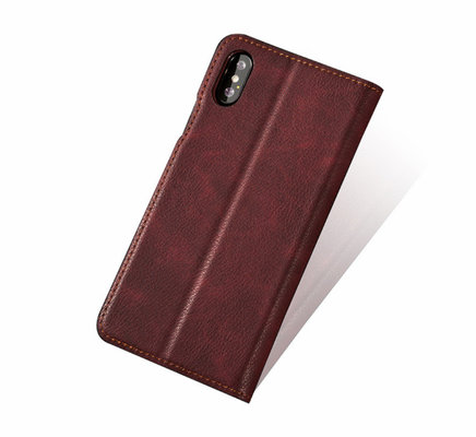 Retro Leather Flip Cover For iphone X Protective Wallet Phone Case Cover