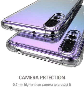 Air Cushion Transparent dust-proof shockproof TPU  Phone Caser for Huawei P20 Clear Case