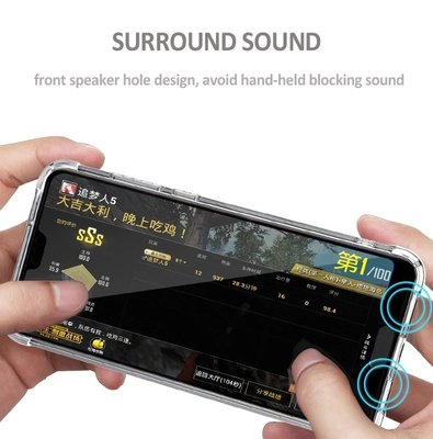 Air Cushion Transparent dust-proof shockproof TPU  Phone Caser for Huawei P20 Clear Case