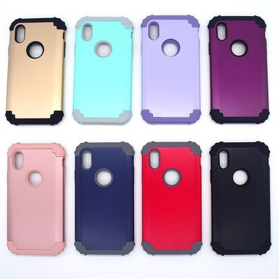 2018 New Air Cushion deisgn PC TPU Hybrid 3 in 1 Shockproof Armor phone case for iphone X