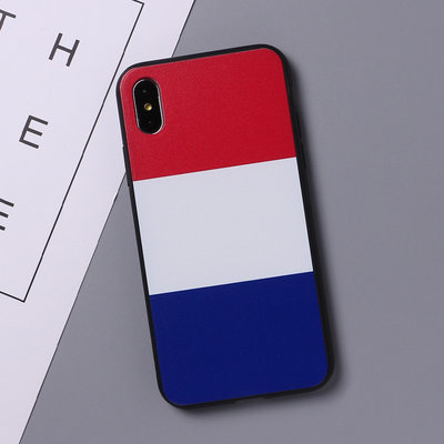 2018 football world cup national flag uv printing silicone tpu soft custom phone case for iphone x