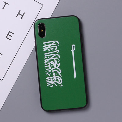 2018 football world cup national flag uv printing silicone tpu soft custom phone case for iphone x