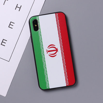 2018 World Cup TPU PC Soft Custom Printed Country Flag Phone Case For iPhone 8 Plus
