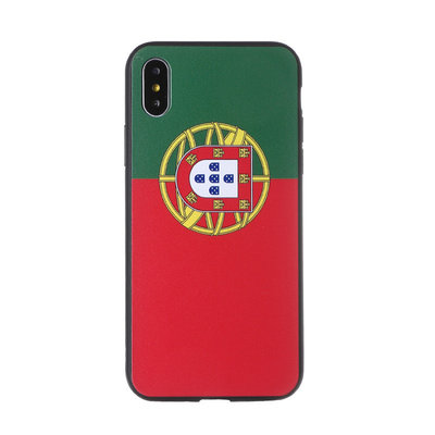 Top selling UK Germany USA Brazil Spain international flags pattern custom logo cell phone case for iphone 8