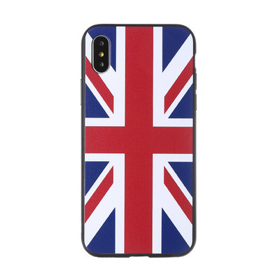 Top selling UK Germany USA Brazil Spain international flags pattern custom logo cell phone case for iphone 8
