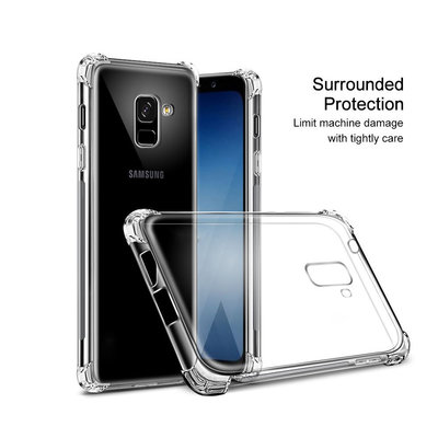 Shockproof Transparent Silicone TPU Phone Cases For Samsung Galaxy S9 Plus Clear Back Cover