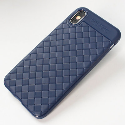 New Arrival Braided Weave Pattern TPU Soft Silicon Mobile Phone Case for iphone X