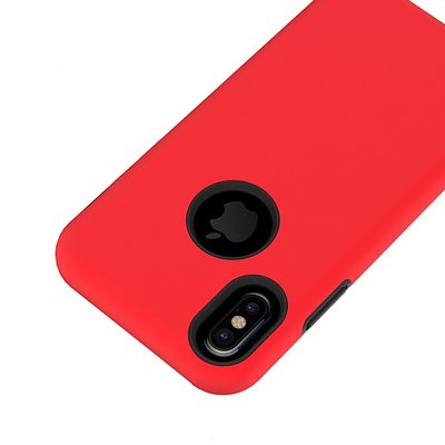 Anti-Skid Shockproof Armor TPU PC 2 in 1 Combo Mobile Phone Case Cover For iPhone X 8 7 6 Plus