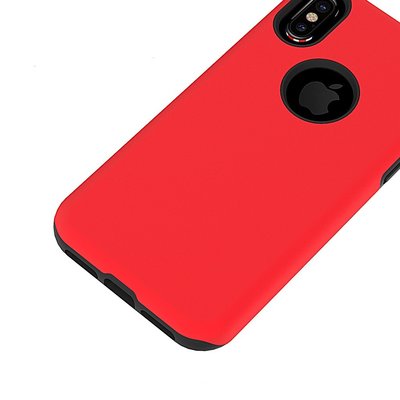 Anti-Skid Shockproof Armor TPU PC 2 in 1 Combo Mobile Phone Case Cover For iPhone X 8 7 6 Plus