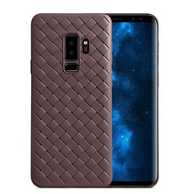 Braided Grain Weave TPU Soft Breathable Phone Case For Samsung Galaxy S9 Plus Back Cover