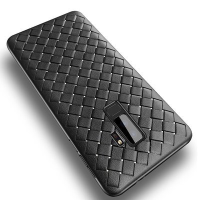 Braided Grain Weave TPU Soft Breathable Phone Case For Samsung Galaxy S9 Plus Back Cover