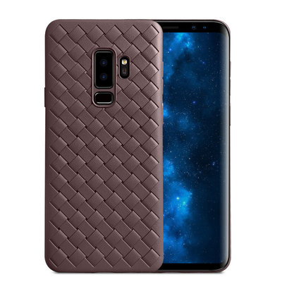 Braided Grain Weave TPU Soft Breathable Phone Case For Samsung Galaxy S9 Plus Back Cover