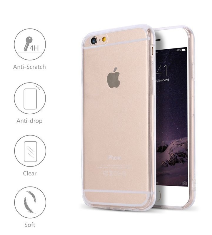 New Products smartphone Accessories Case For Iphone 8 , For Iphone 8 TPU Clear Transparent Phone Case