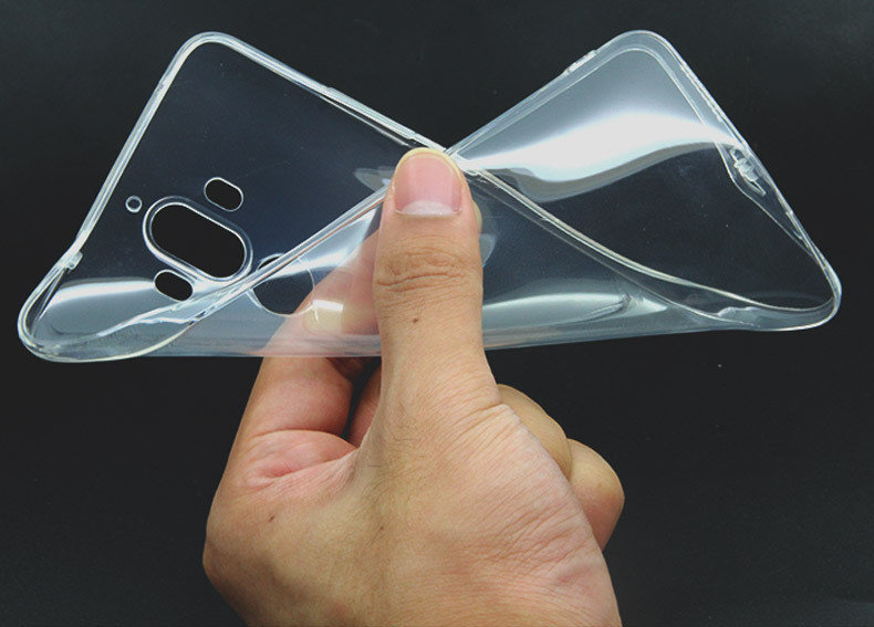 Fast Shipping Ultral thin High Clear Transparent Case for Huawei Mate 9 TPU Gel Soft Case Cover