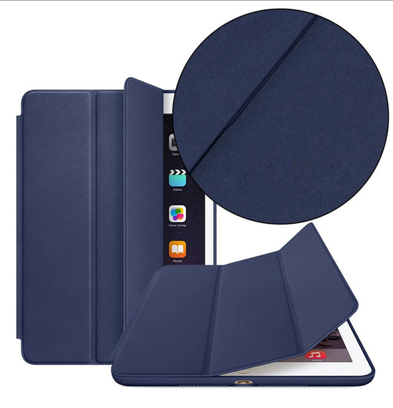 New Mirco Fiber Magnetic Auto Wake SleepTablet Case for New iPad 2017 Leather Case Cover