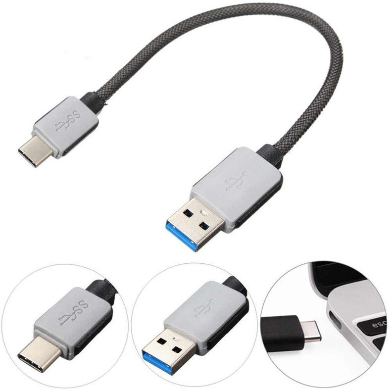 High Destiny Braided cord tough heavy duty fast charging data nylon type c cable USB 3.1 type C cable