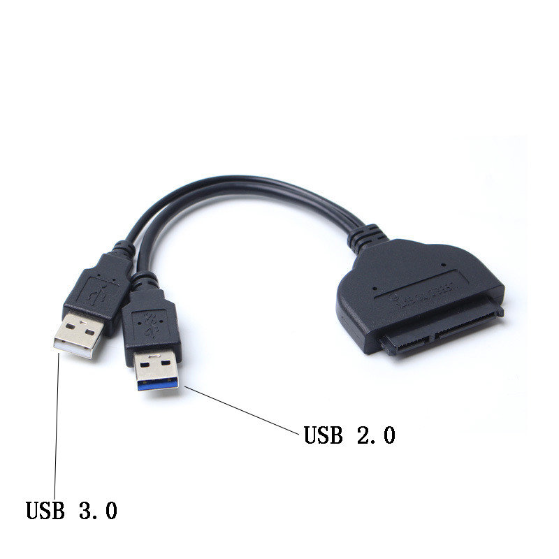 USB2.0 USB3.0 2in1 to SATA 3 converter fit for 2.5 inch Mobile hard disk support UASP OTG functions