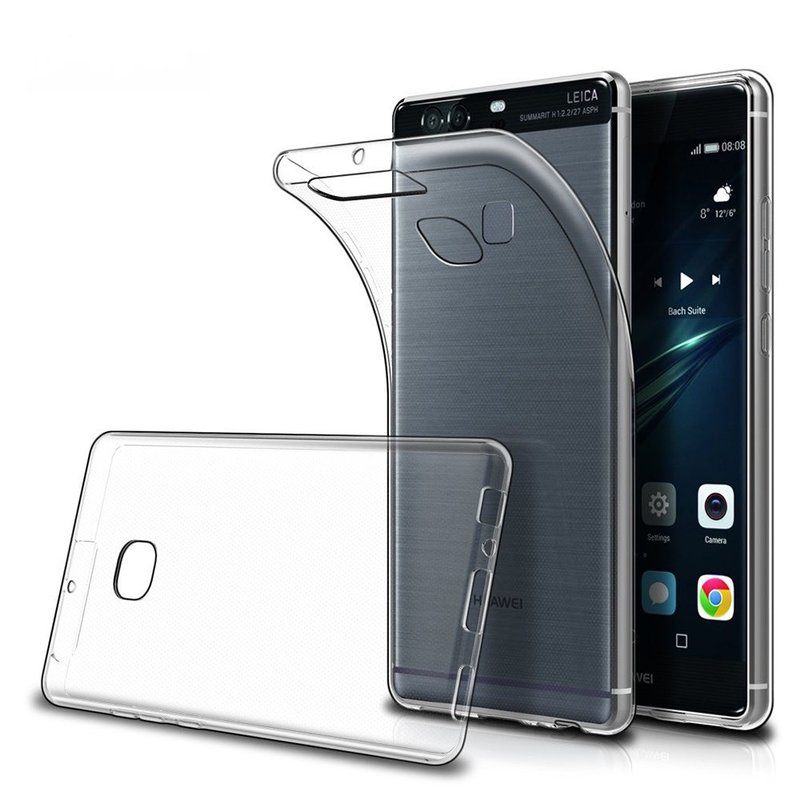 Soft TPU Clear Case Transparent Slim Fit Protector Cell Phone Case For Huawei P9 Plus