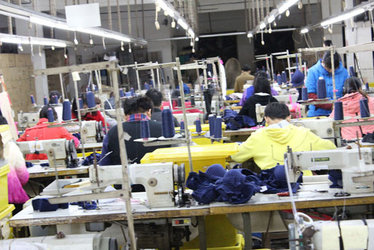 Foshan Sen Lin Underwear Co., Ltd. ligne de production en usine