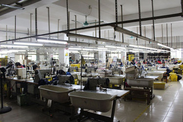 Foshan Sen Lin Underwear Co., Ltd. ligne de production en usine