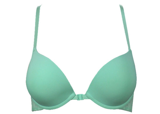 La fermeture avant vert clair confortable soulèvent la dentelle sensible de Racerback de soutien-gorge