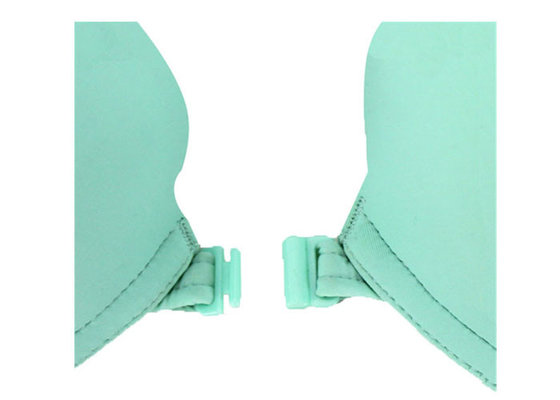 La fermeture avant vert clair confortable soulèvent la dentelle sensible de Racerback de soutien-gorge