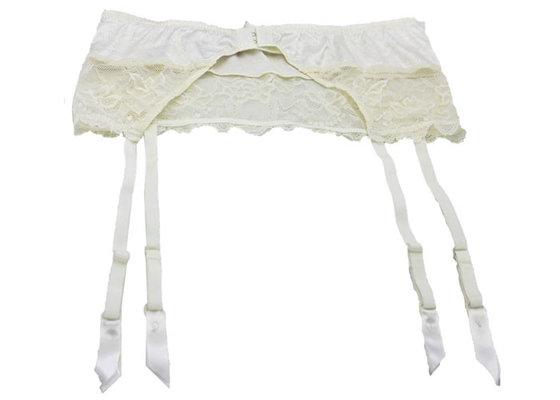 Ceintures de jarretière sexy des femmes à séchage rapide blanches d'OEM pour la robe de mariage