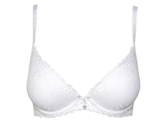 La tasse Underwire de mousse capitonnée par gel de la dentelle de femmes élégantes soulèvent le soutien-gorge avec le pendant adapté aux besoins du client