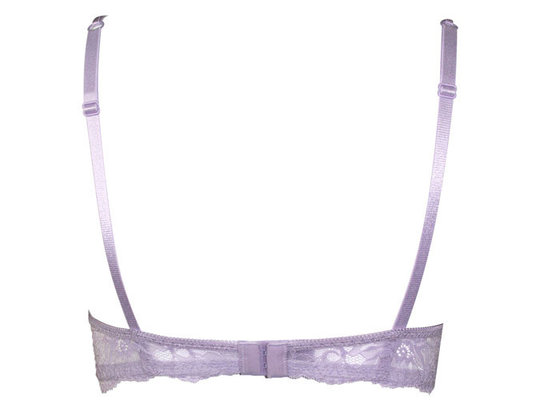 Le gel sensible de dentelle capitonné soulèvent des soutiens-gorge, pourpre sexy de soutien-gorge de courroies de spaghetti de plongeon