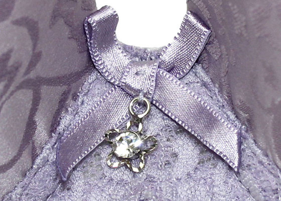 Le satin élégant de jacquard a capitonné soulèvent des soutiens-gorge, tasse de gel de taille de 70B 70C 75B 75C 80B 80C 85B 85C