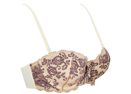 Mode sexy de couleur de contraste de soutiens-gorge d'Underwire Demi de dentelle beige de luxe