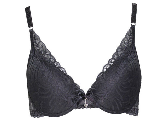 Non capitonnage de la lingerie sensible de mode de soutien-gorge de Minimizer de sein de dentelle