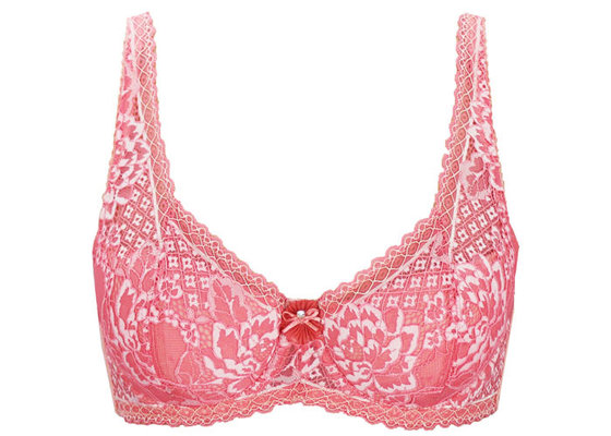 Les fleurs riches lacent la mode minuscule confortable d'arc de Bralette Underwire