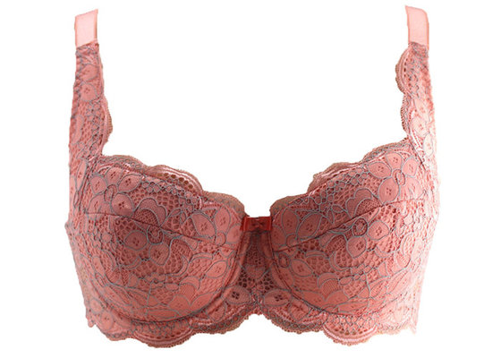 la dentelle 75D exquise recouverte figure complètement des soutiens-gorge avec la couleur de contraste