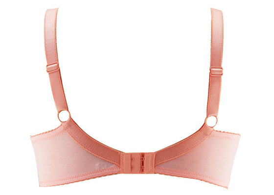 Plein soutien-gorge figure de grande taille respirable pour des filles, couleur rouge de contraste de baie d'aubépine