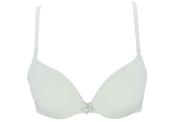 Le ressort blanc sexy soulèvent les soutiens-gorge sans couture de 3/4 tasse pour des filles, dames