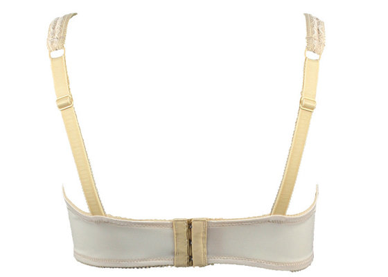 Tasse beige de moule de soutien-gorge de Minimizer de sein de confort partout dans le style de classique de dentelle