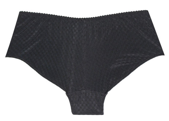 Façonnez la femme 3XL plus les sous-vêtements sexy de filles de culottes de taille, noirs