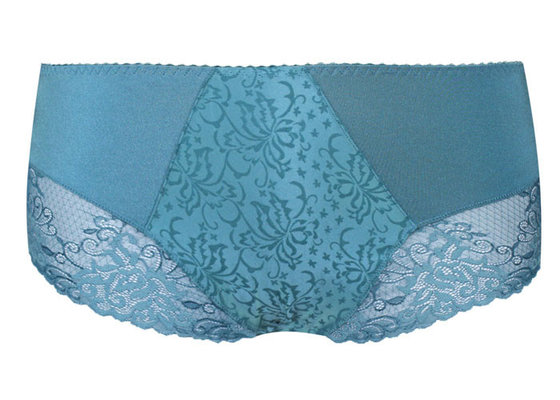 Honorez la taille moyenne de dentelle plus les culottes sexy de taille/culottes vert-foncé du jacquard 2XL