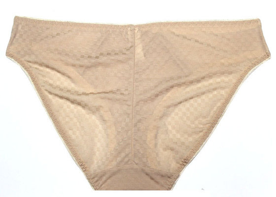 Jolies culottes à carreaux stéréo faites sur commande de satin de dames de bikinis de filles